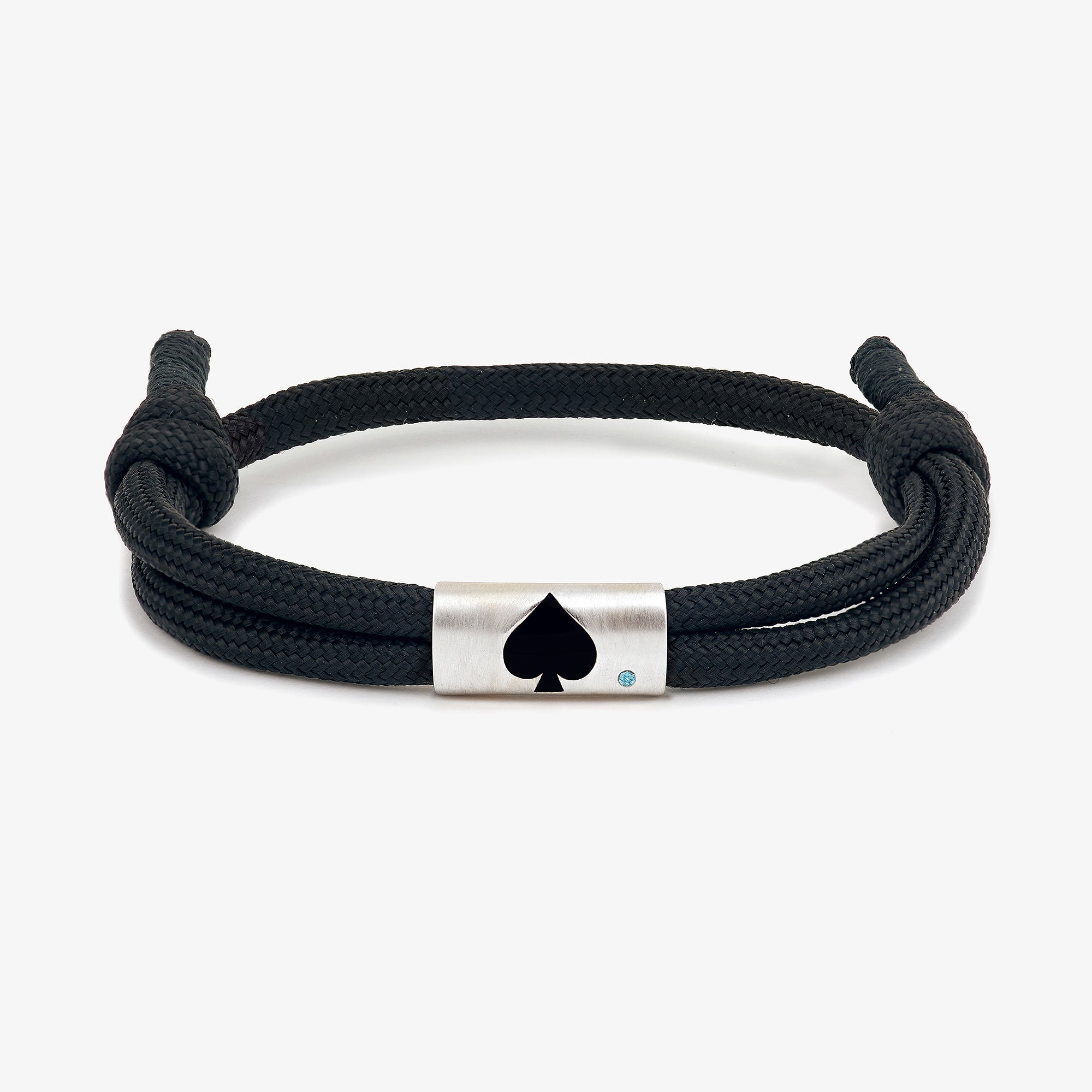 JUSTICE LACQUER Cord Bracelet 18k Gold & Diamonds