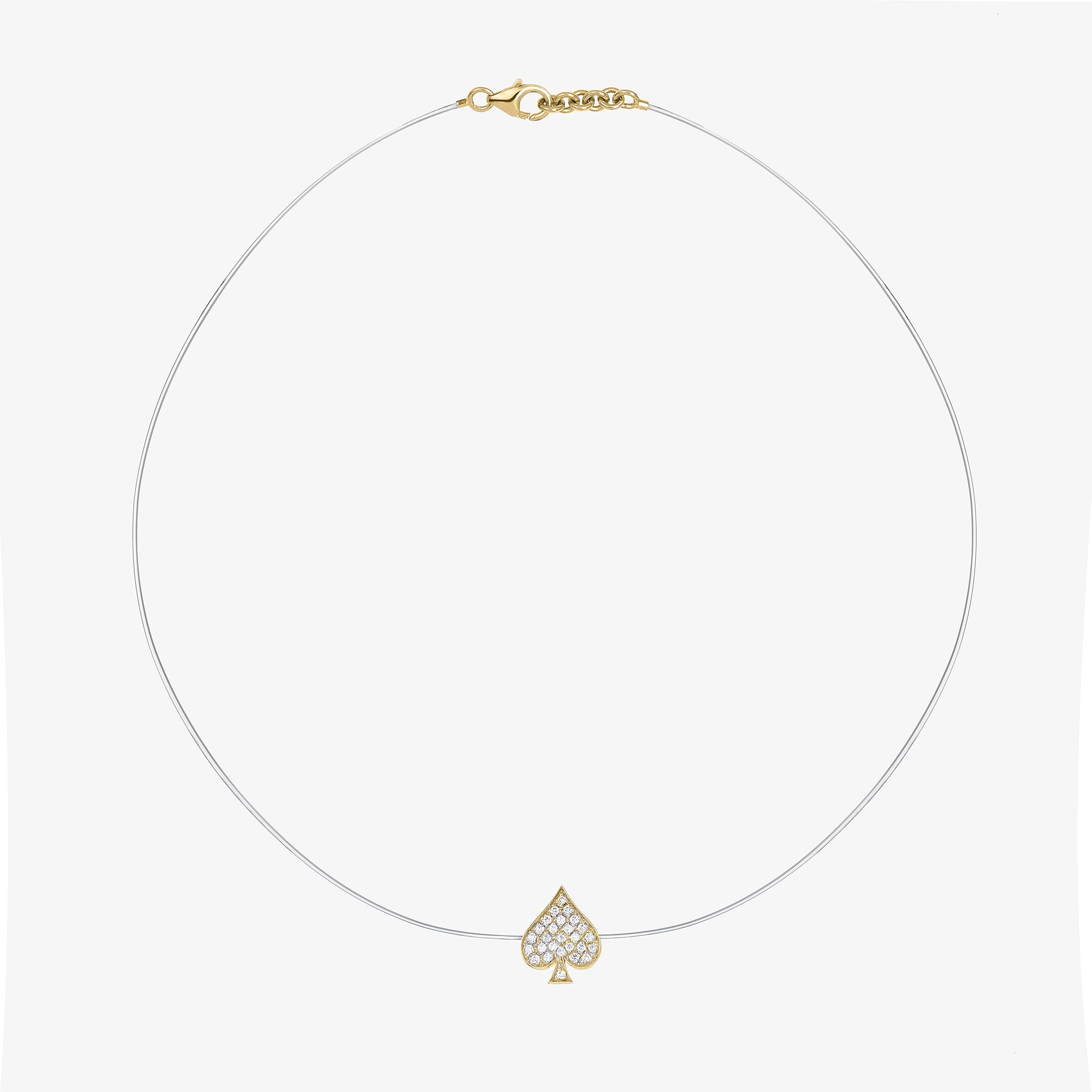 Collier CHOKER JUSTICE : Or 18K et diamants de laboratoire